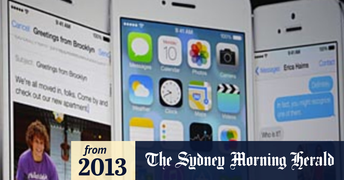 Apple unveils iOS 7